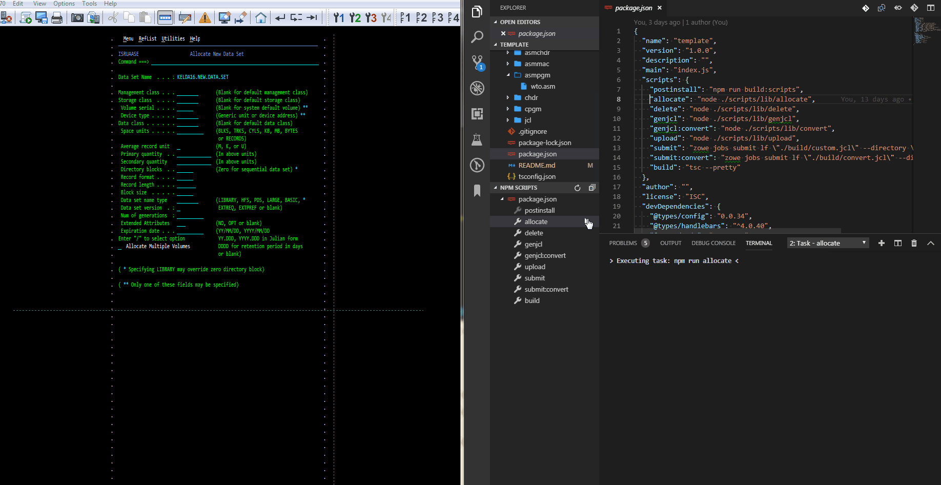 Extending Zowe Explorer with Zowe CLI & VS Code Tasks | by Dan Kelosky | Zowe | Medium