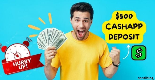 $500 CashApp Deposit - Giftcard - Medium