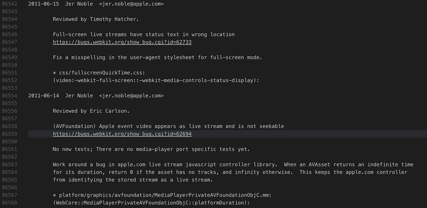 Code Contributions to WebKit (release 0.3 for DPS911) | by Andriy ...