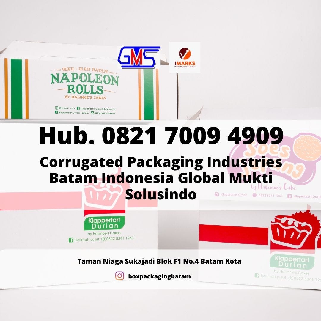 PACKAGING BATAM, Hub. 0821 7009 4909, Corrugated Packaging Industries ...