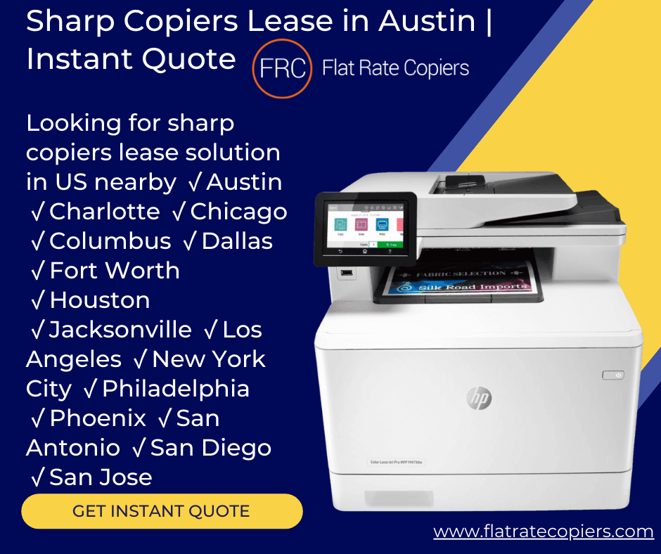 Big Photocopy Machine Lease in Austin | Instant Quote - Copiers Frc ...