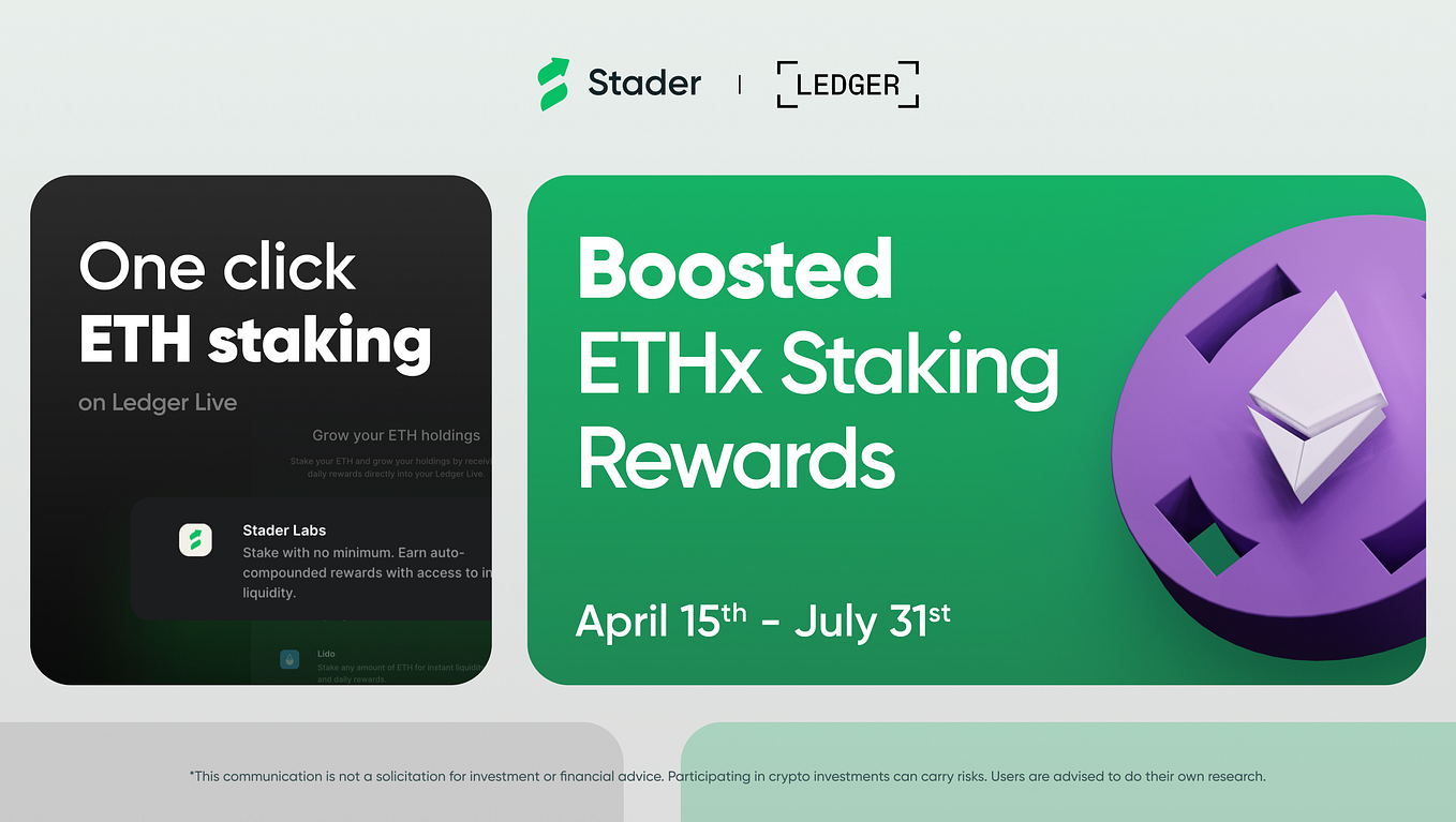 Introducing ETHx Restake Rush. Stader is excited to announce two… | by Stader Labs | Medium