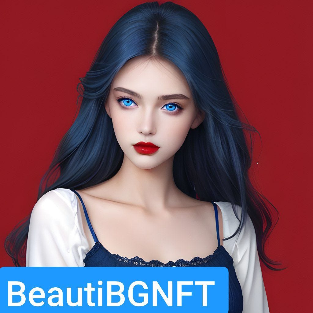Beautiful Girl #6 This nft is made with a lot of effort We intend to build valuable nfts and we ...