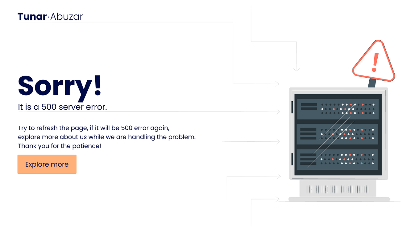 How to Design Better Error Pages. ‘500 Internal Server Error’ is a ...
