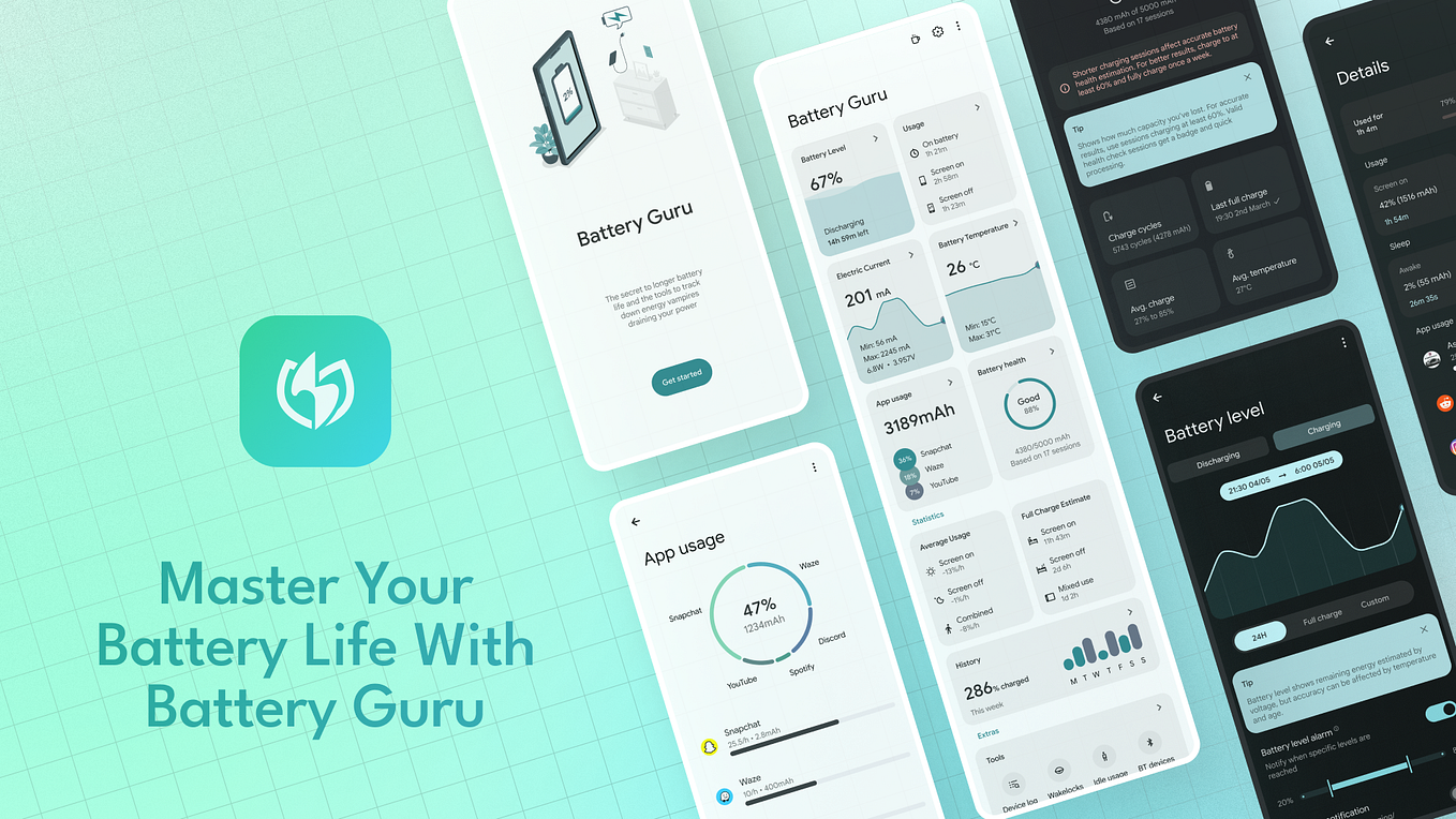 Battery Guru developer here, thank you very much for writing about the ...