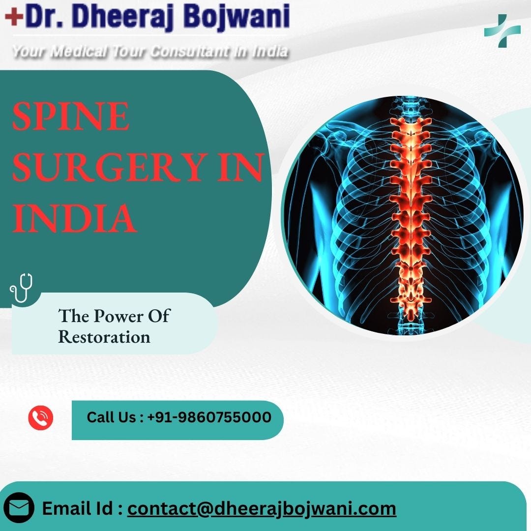 Revitalize Your Spine with Disk Replacement Surgery in India at a ...