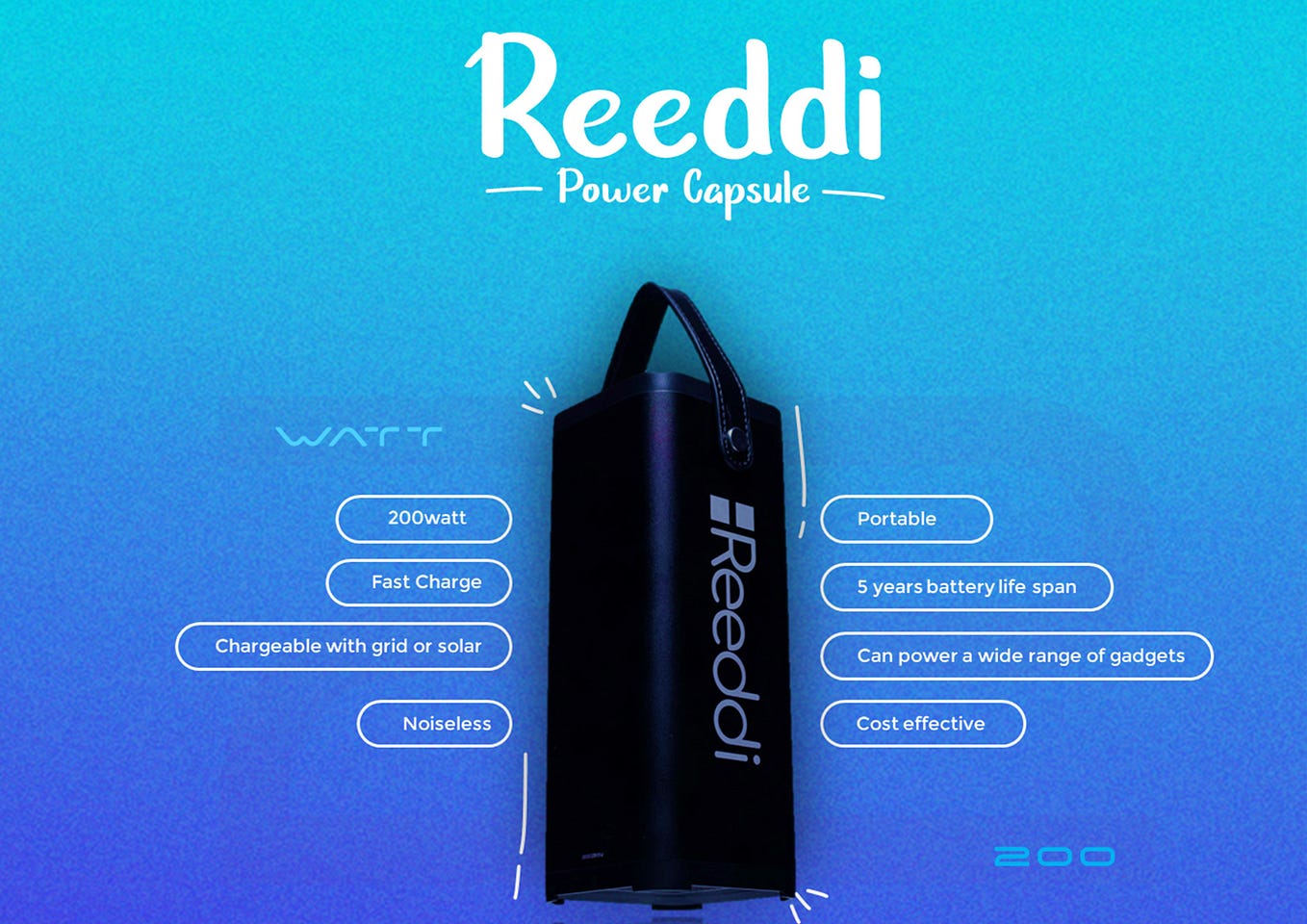 Get Reeddi Energy Capsules And Enjoy Grid-like Electricity Anywhere And ...