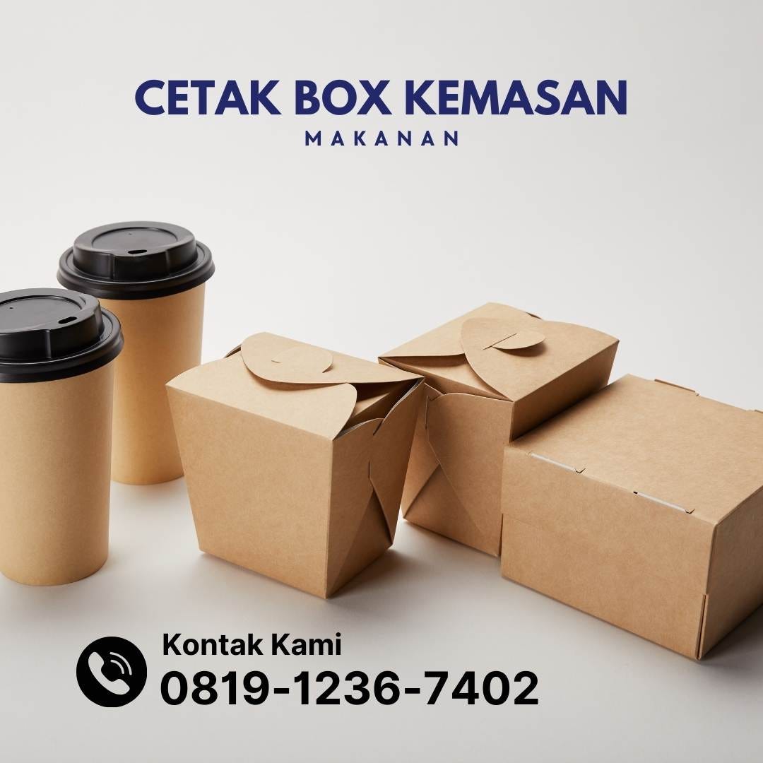 TERJAMIN, Call 0819–1236–7402, Cetak Kemasan Box Makanan di Karanganyar ...