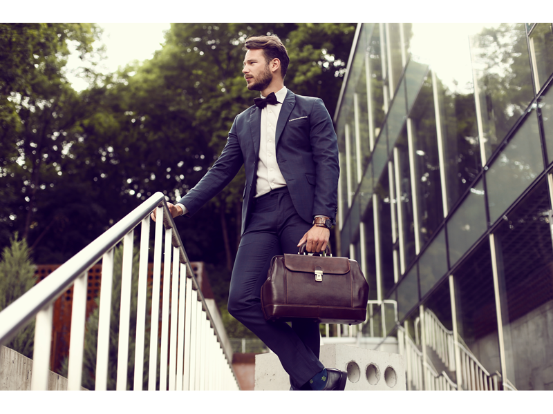 How to match a leather briefcase with your outfit | by Tom Time | Medium