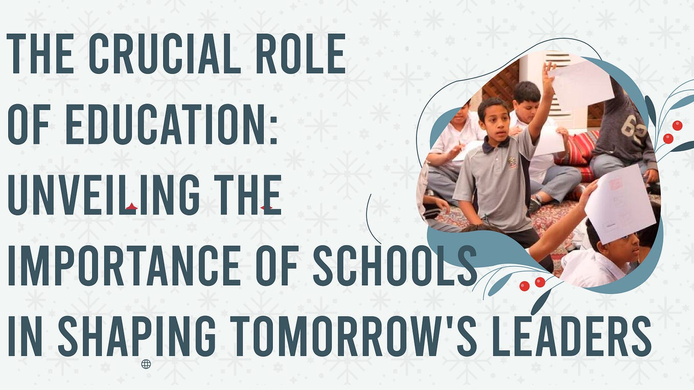 The Foundation of Learning: The Role and Importance of Primary School. | by Mansurali | Medium