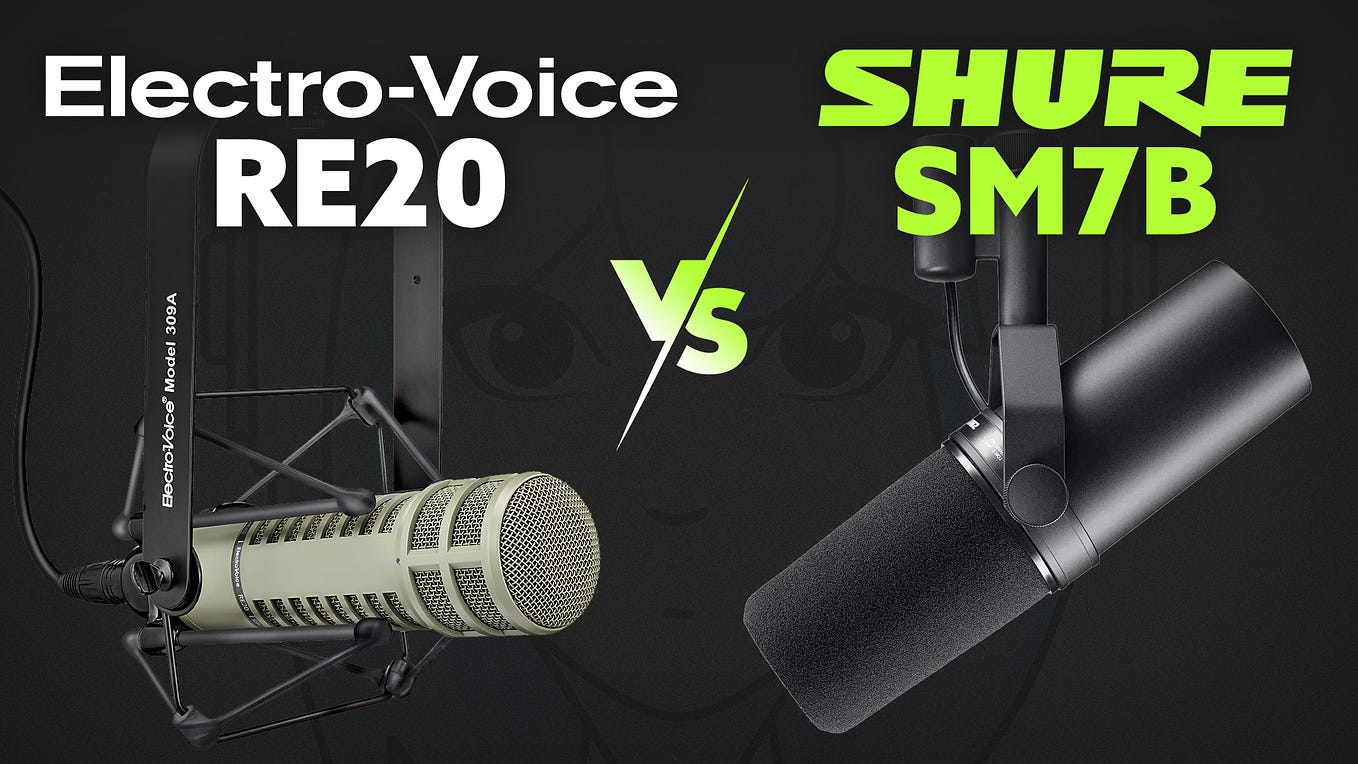 Microphone Battle: Shure SM7B vs Shure MV7 | by Brianna Ansaldo | Medium
