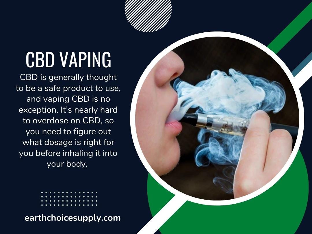 CBD Vape Cartridge - Earth Choice Supply - Medium