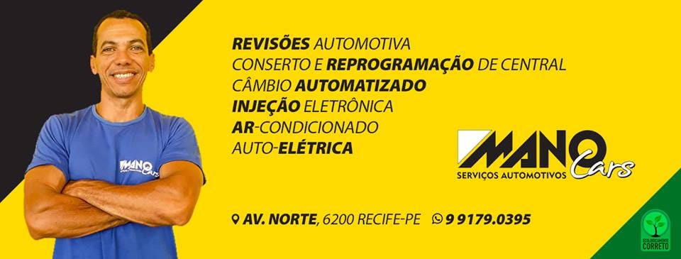 Mano Cars. Novo serviço adicionado no aquitempe | by AquiTemPE ...