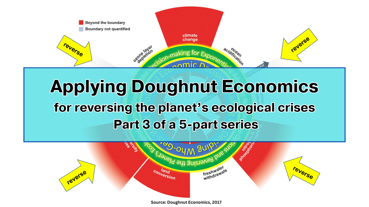 Applying Doughnut Economics for Reversing the Planet’s Ecological ...