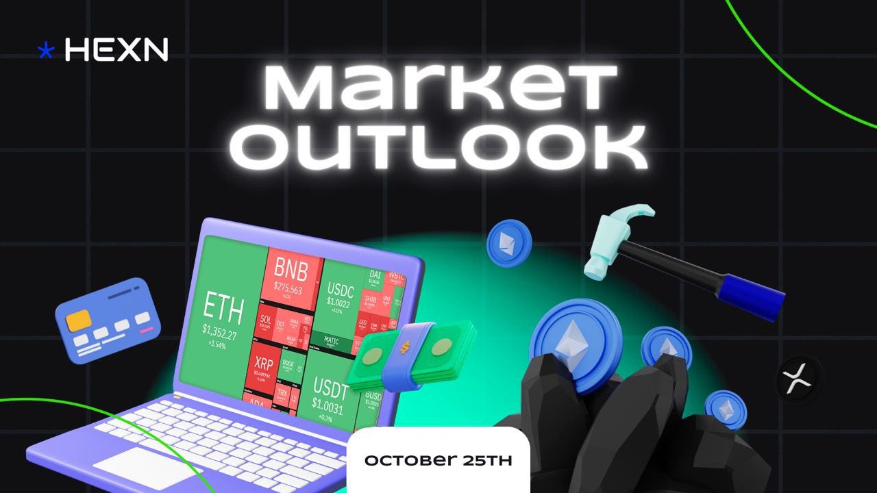 Market Outlook. The crypto market is flashing red… | by Hexn.io | Medium
