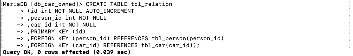 MySQL/MariaDB Many-to-Many Relationship — Insert Into Multiple Table #3 | by Ajeng Sukirman | Medium
