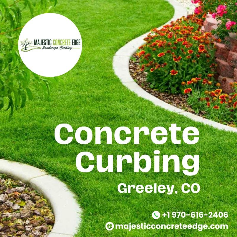 Concrete Curbing Near Windsor, CO - Majestic Concrete Edge - Medium