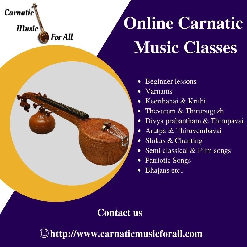 Online Vocal Lessons | Learn Carnatic Music Online Classes ...
