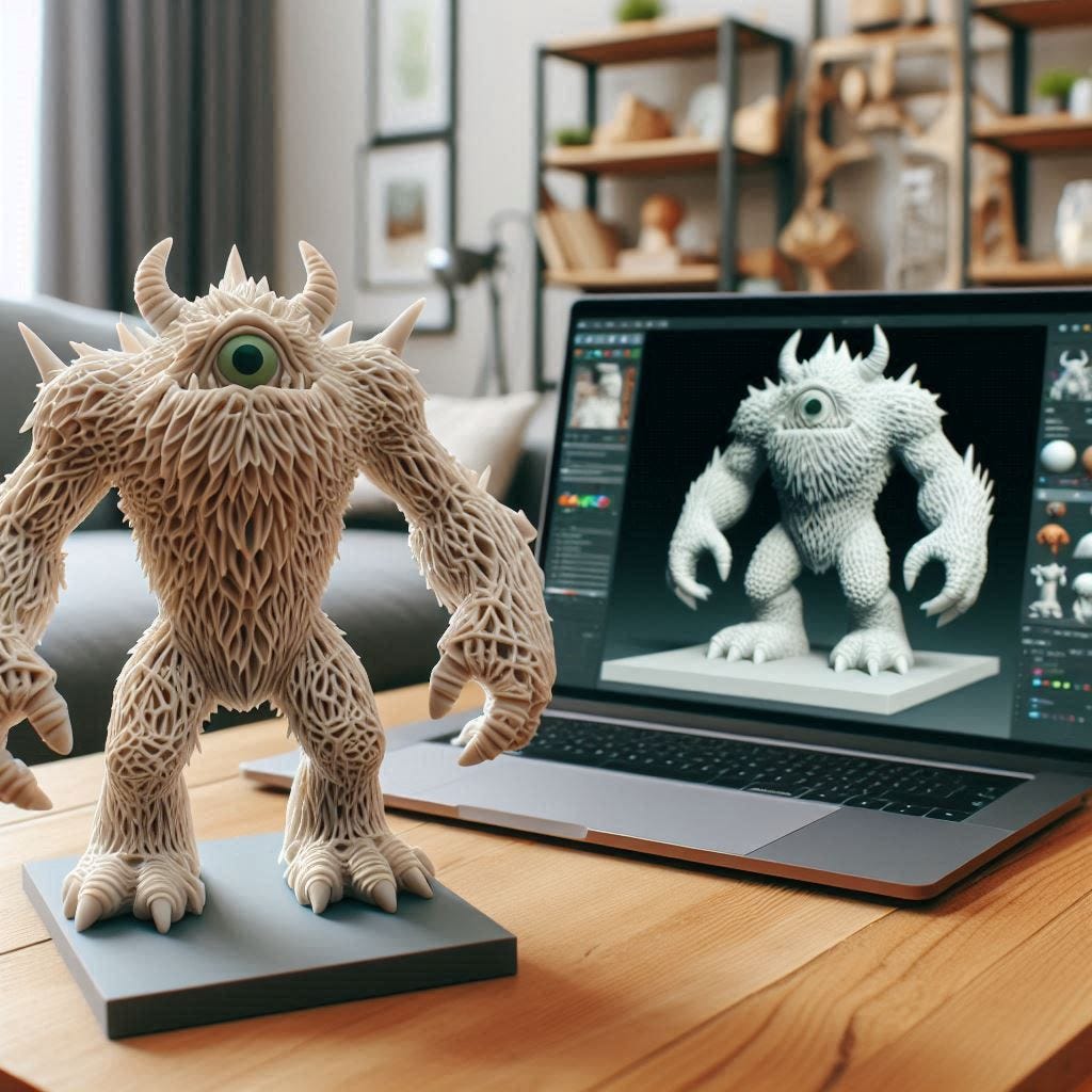 From Flat to 3D Art: Enhancing Depth in AI-Generated Sculptures | by ...