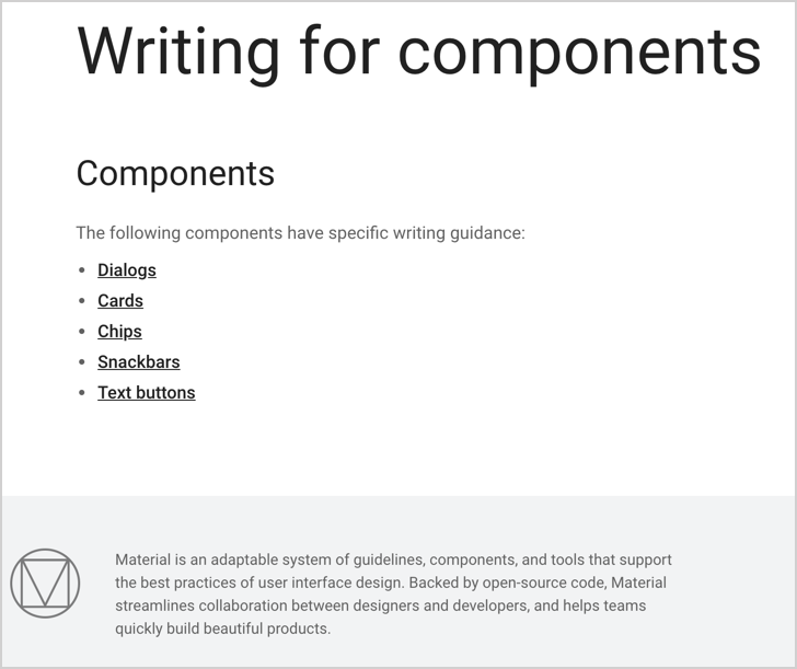 Creating a copy system along with your design system | by Bobbie Wood ...