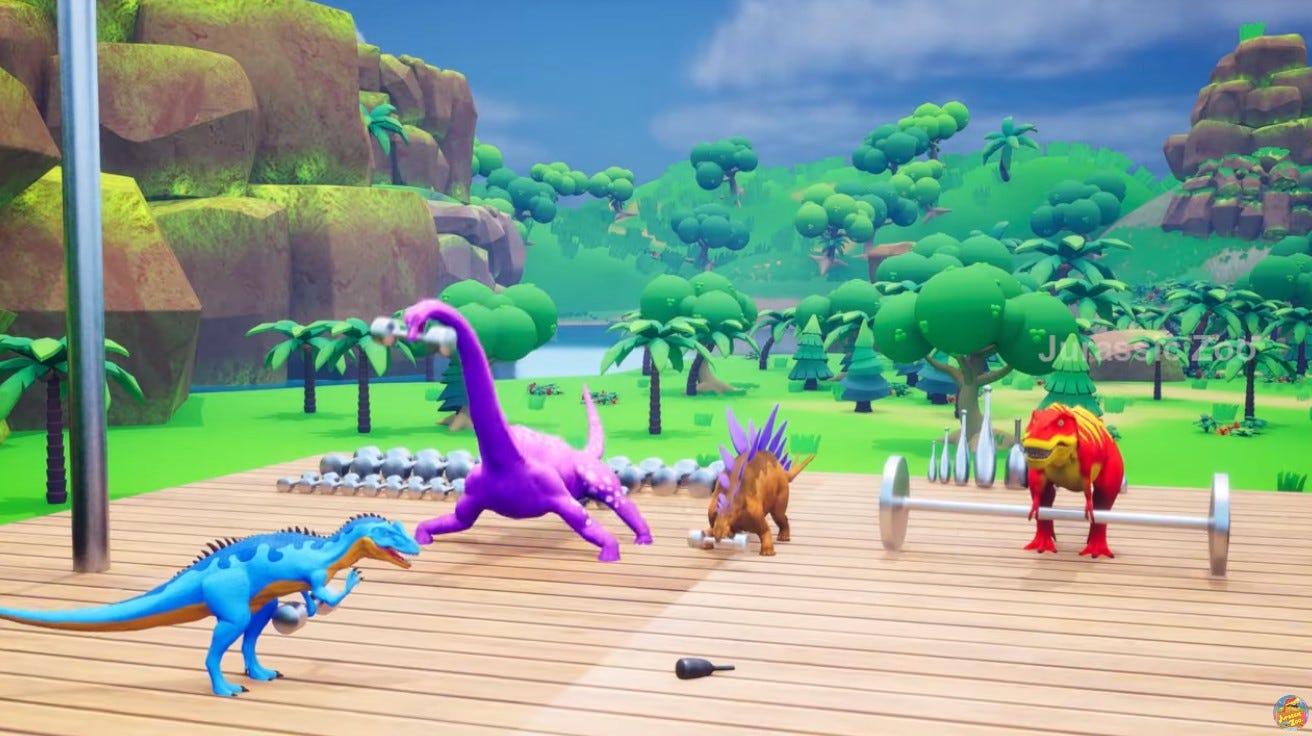 Gaint Dinosaurs Fun Adventures | Crazy Dinos Color Changing Activities ...