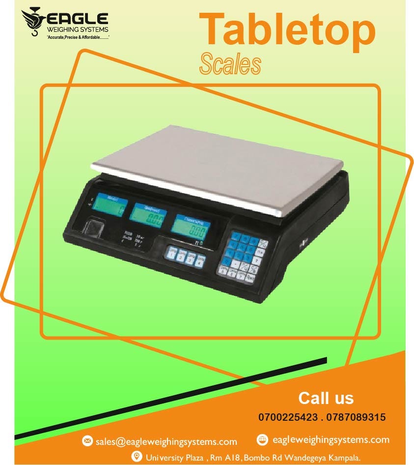 Tabletop Weighing scales calibration cost in Uganda +256 787089315 | by ...