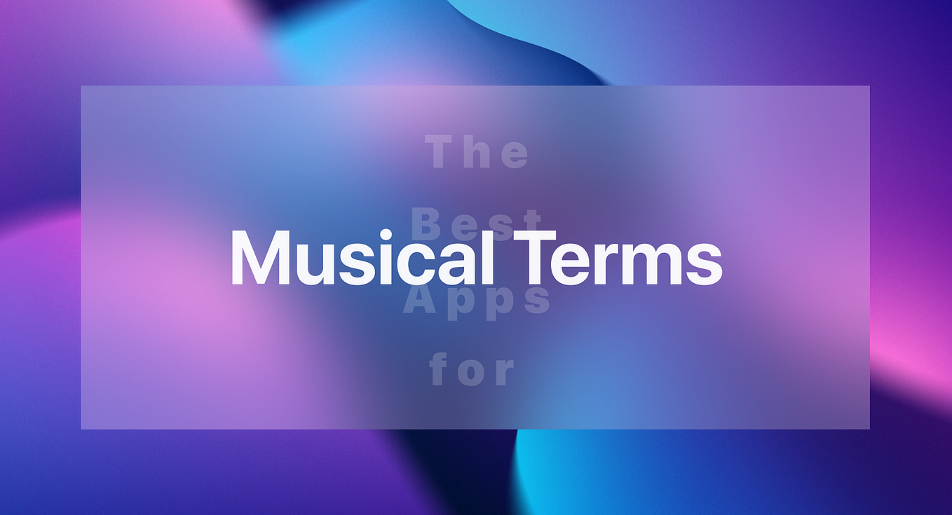 Music Terms | App | No Ads | Free | Medium