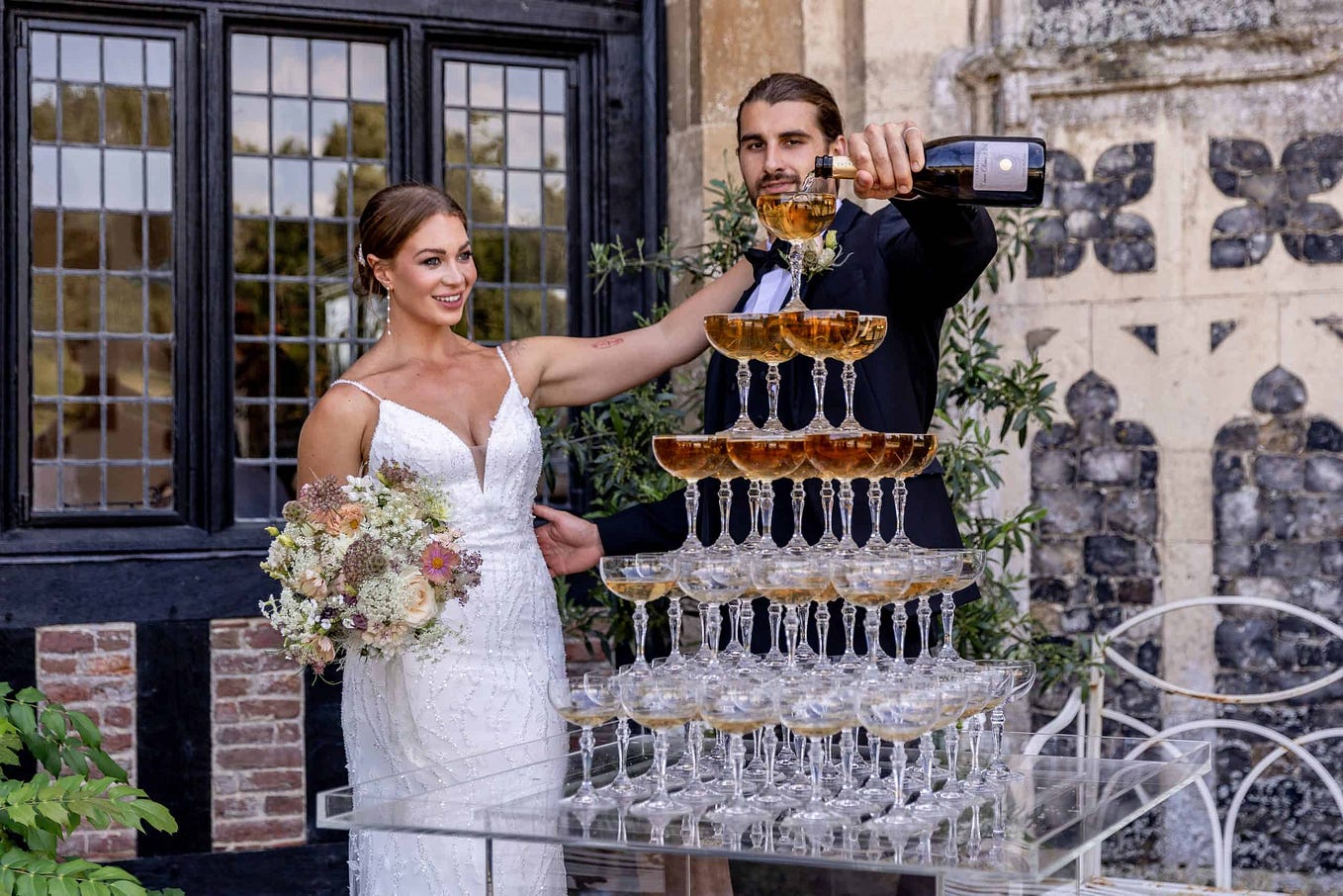 Elevate Your Celebrations with Elegant Champagne and Prosecco Towers ...