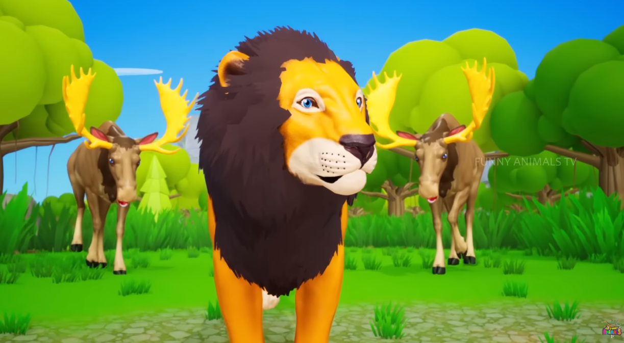 Lion King Faces Evil Black Bison: Intense Battle in the Animal Kingdom ...