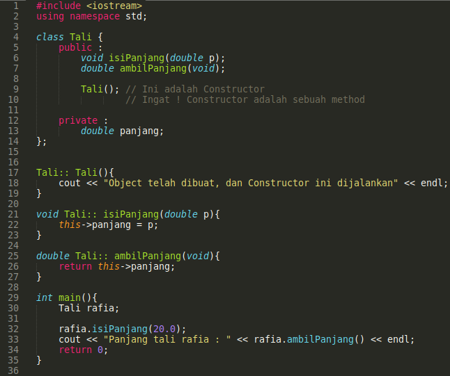 Oop Object Oriented Programming Class And Object Menggandakan Constructor By Anang Nur 2832