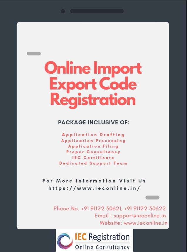 Apply Online for Import Export Code Registration | by jency piter | Medium