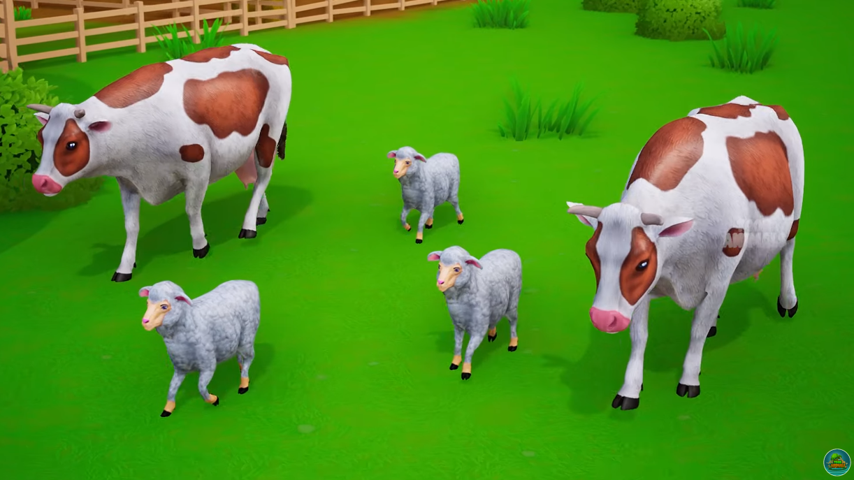 Watch Gorilla’s Golden Cow House Farm Diorama — Wild Animals Attacks Farm Animals | Funny ...