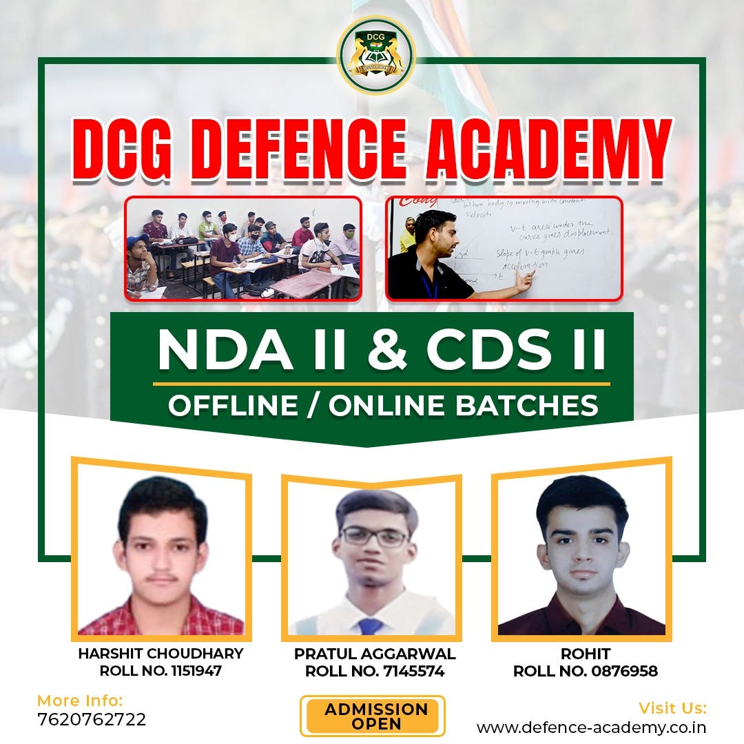 8 Proven Strategies for Passing the NDA Exam | by DCG DEFENCE ACADEMY ...