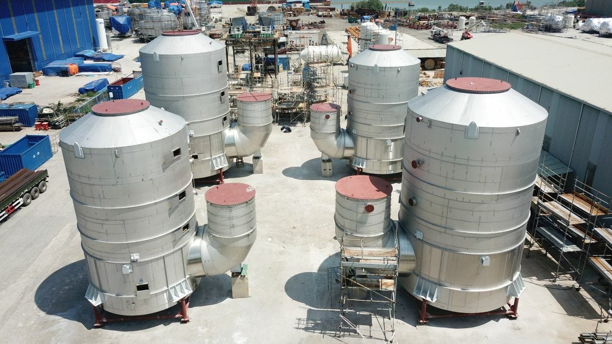 Scrubber Vessels: Understanding Types and Applications | by Red River ...