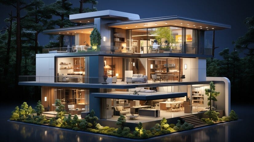 5 Storey Residential Building Plan| Residential Builders| Duplex House ...