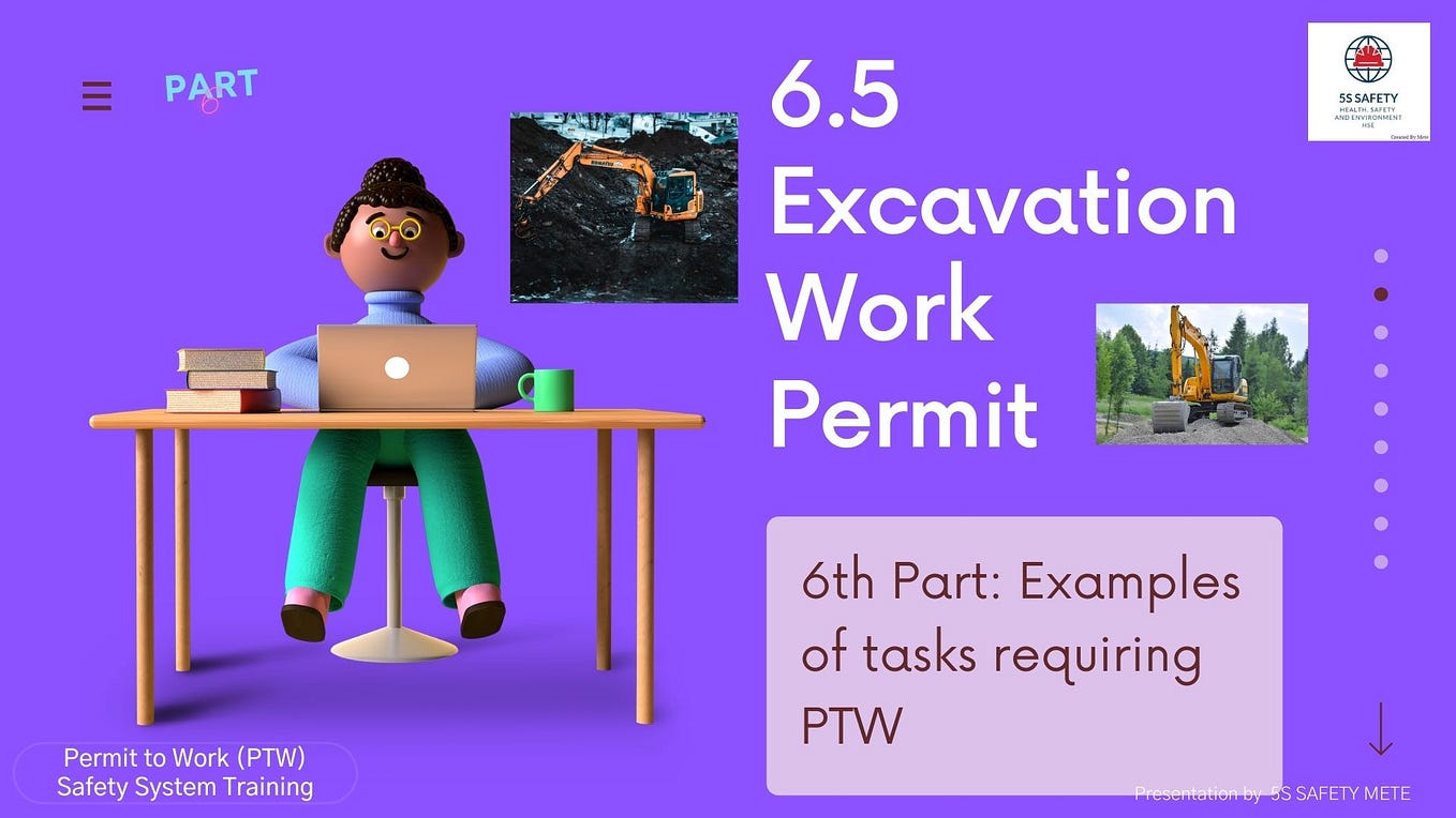 Permit to Work (PTW) Safety System Training — Part 6 Examples of tasks ...