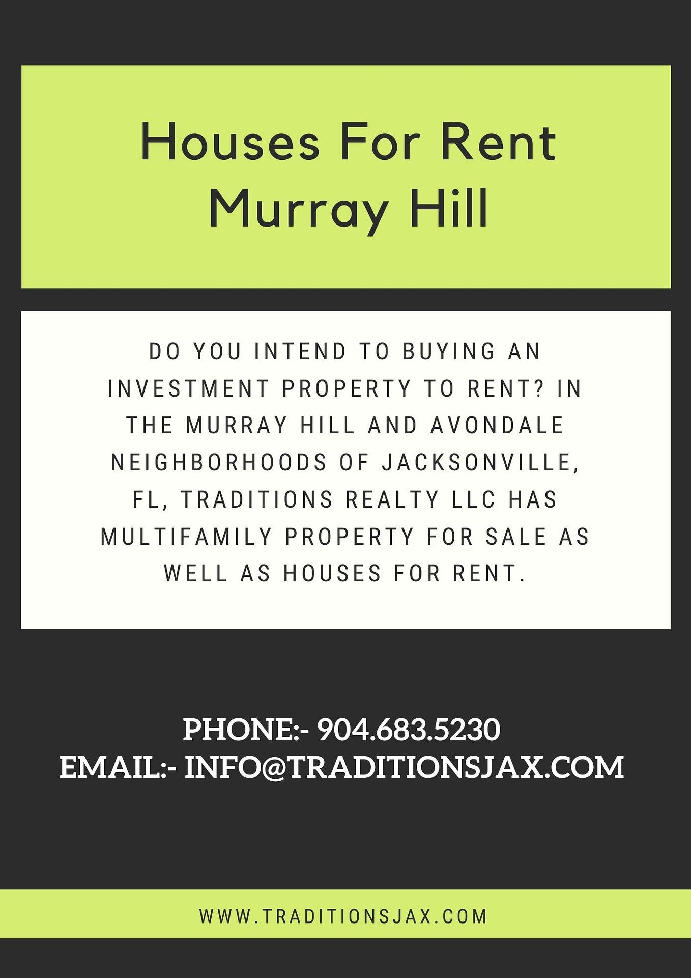 Homes For Sale Avondale Jacksonville FL - Traditions Realty LLC - Medium