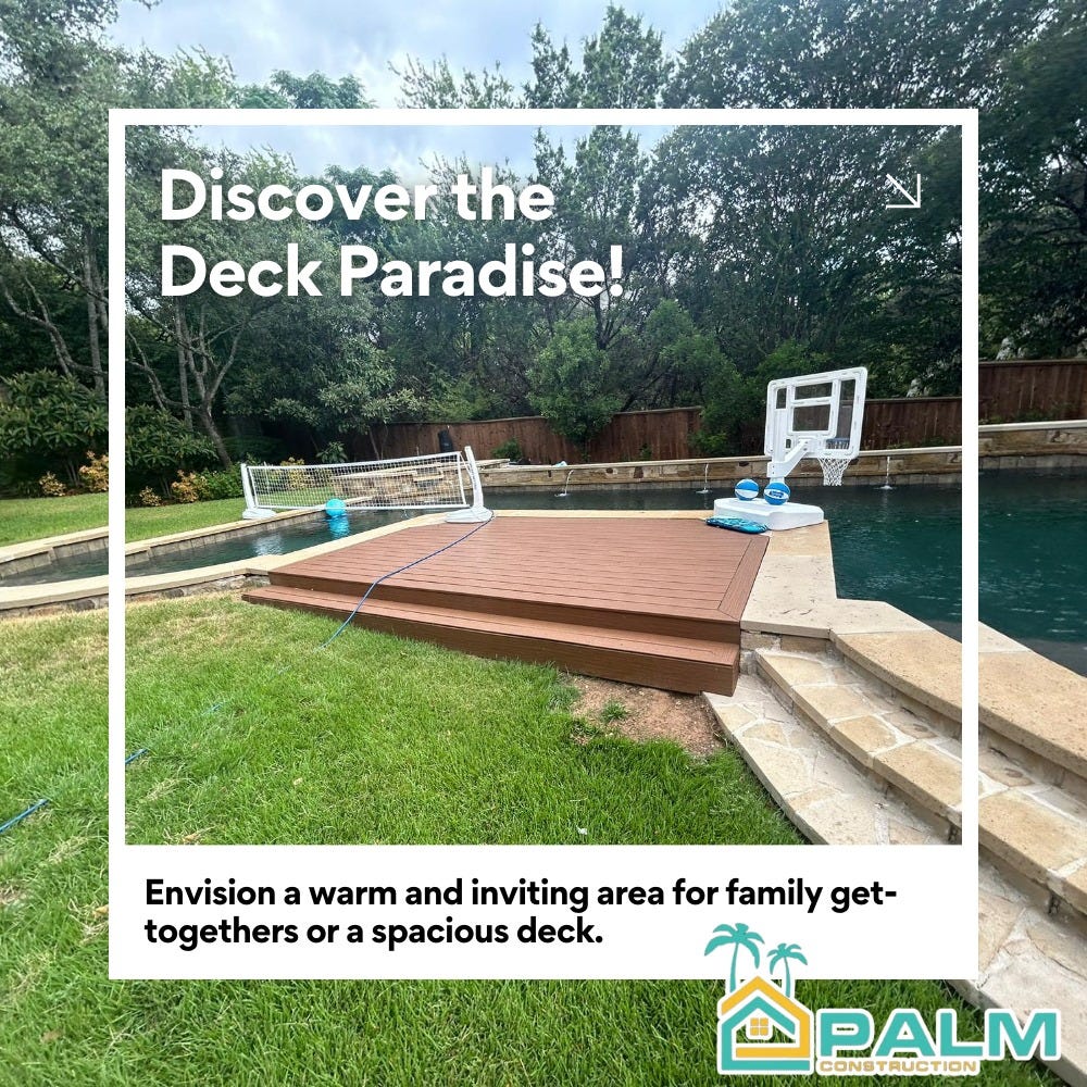 Upgrade Your Outdoor Space with a Modern Deck Design! | by Palm Construction Inc | Oct, 2024 ...