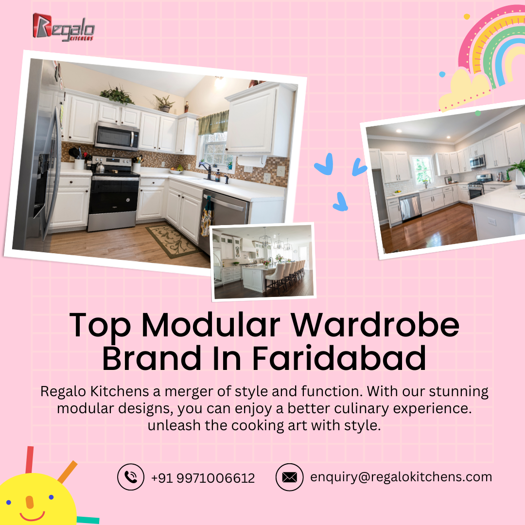 Top 10 Modular Wardrobe Brand In Faridabad | Regalo kitchens - Regalo ...