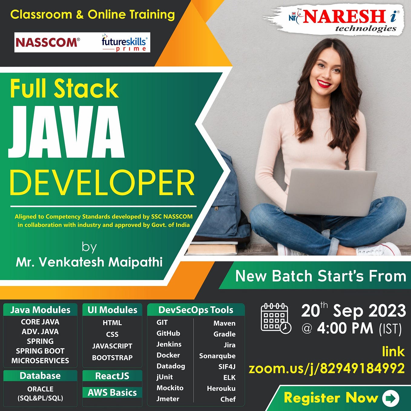 Top Full Stack Python Training Institute In Hyderabad | NareshIT ...