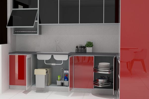 Aluminium Kitchen Cabinet Malaysia Price | Onitekzing | by Onitek Zing ...