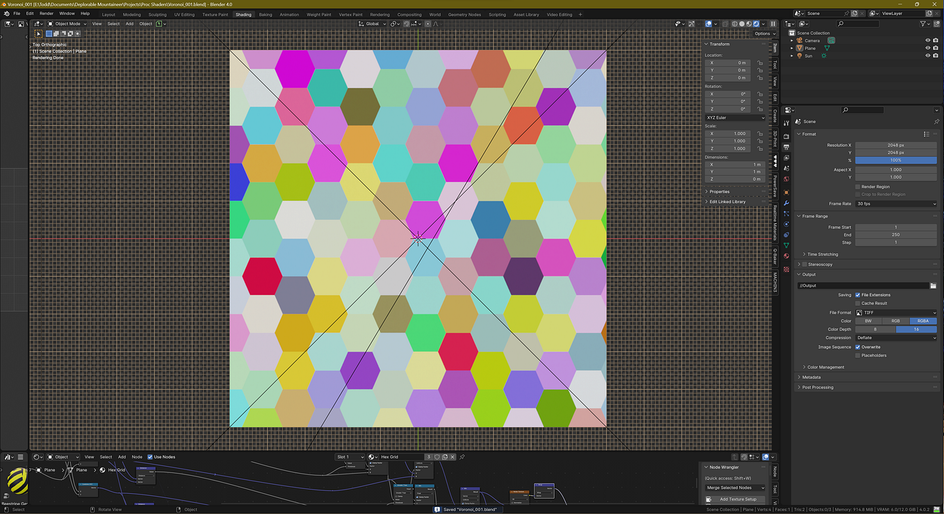 Procedural Brick Wall in Blender using Material Nodes. Part 2: Brick Pattern | by Todd D. Vance ...