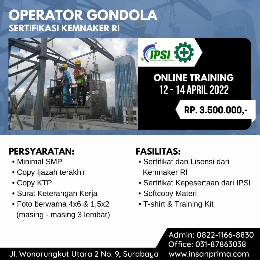 Perpanjangan SKP ahli k3 Kemnaker RI - Pesawat angkat angkut - Medium Perpanjangan SKP ahli k3 Kemnaker RI - Pesawat angkat angkut - Medium