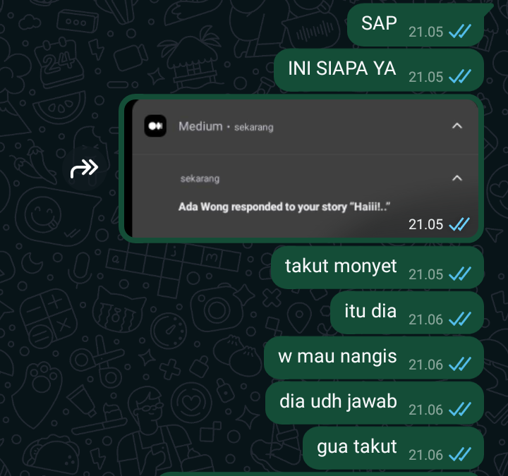 Dih? Satu kata paling bangsat. Punya temen yg suka dah dih dah dih pas ...