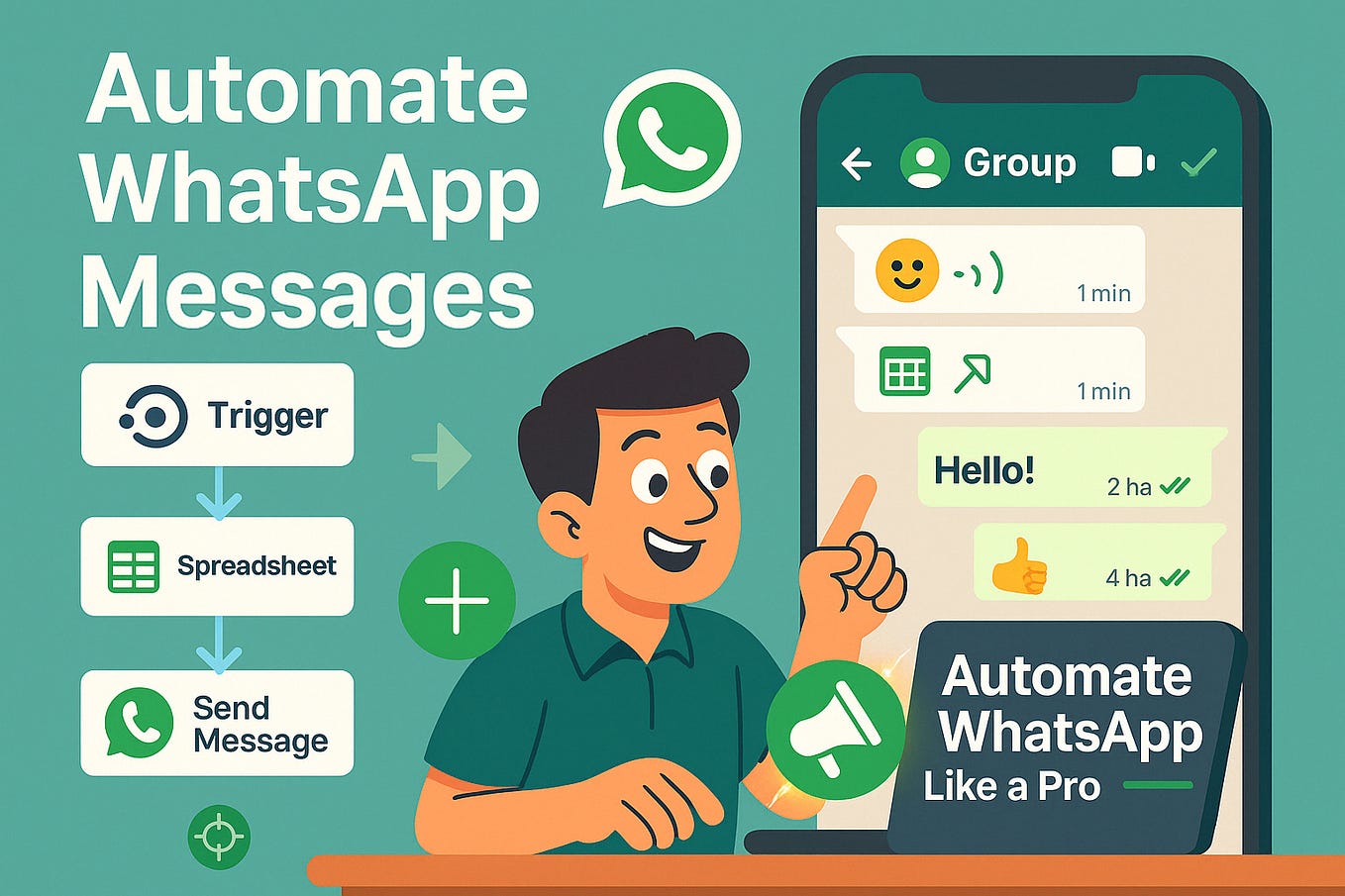 How to automate WhatsApp messages with Google Forms using Make/Integromat | by Wassenger | Medium