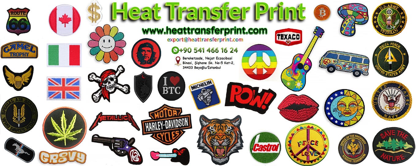 PATCHES - Heat Transfer Print - Medium