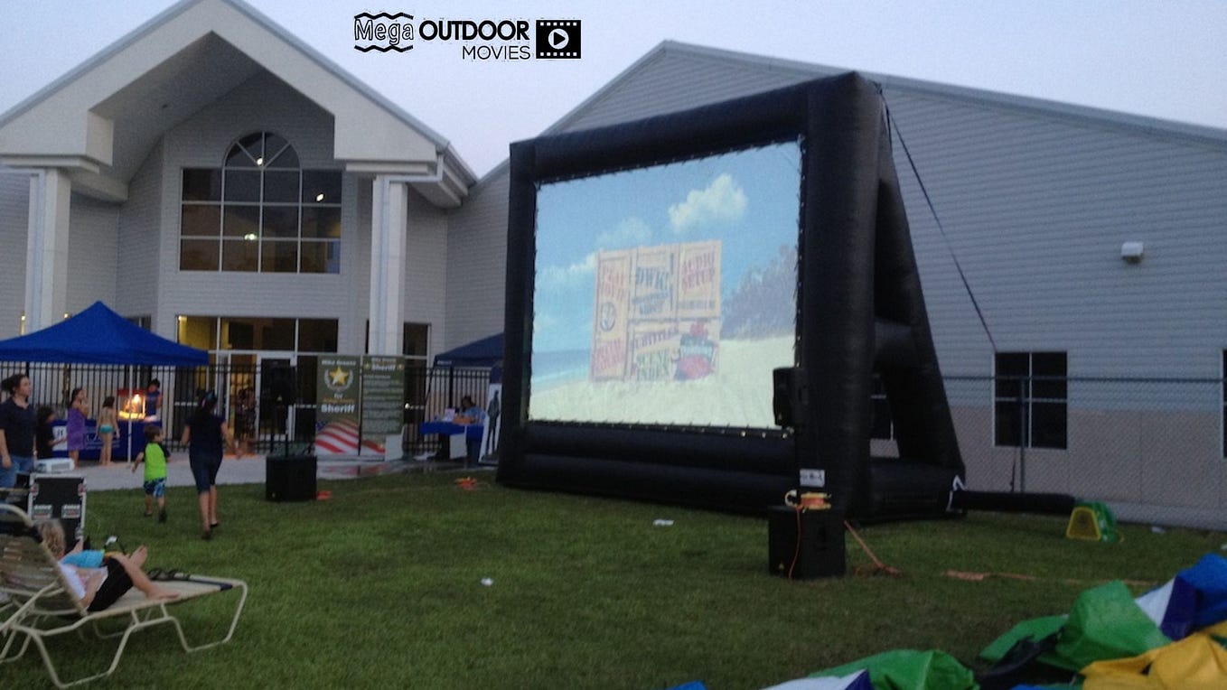 Outdoor Movie Screening | Outdoor Movie Screen Rental ...