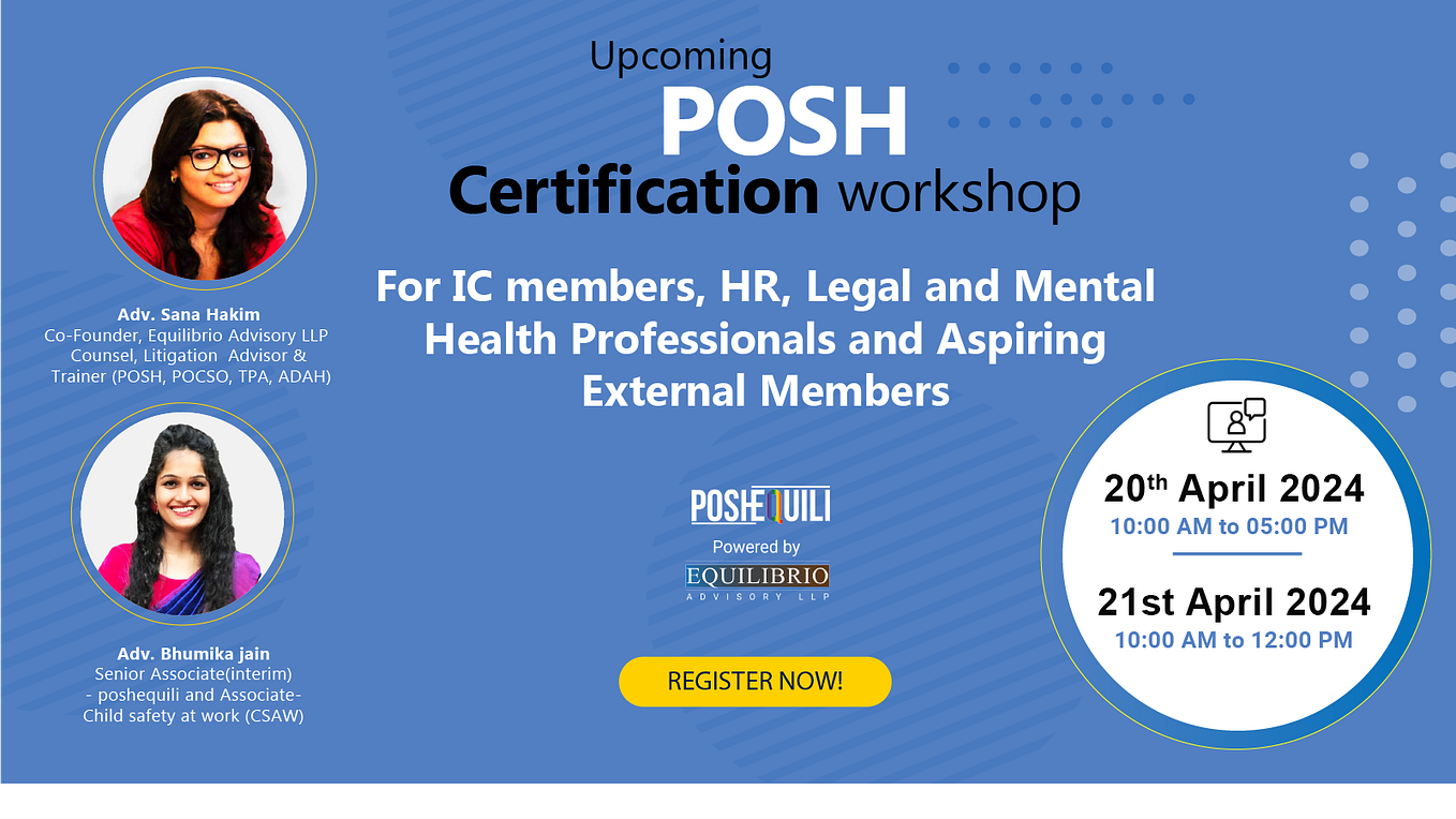 Understand the role of External Members under the POSH Act | by ...