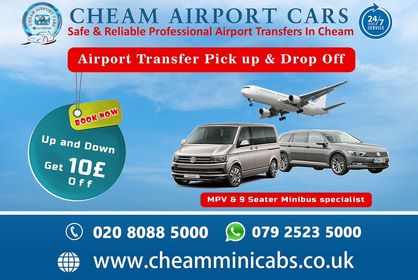 Epsom airport mini cabs | Airport Transfer In Epsom - Cheam airport ...