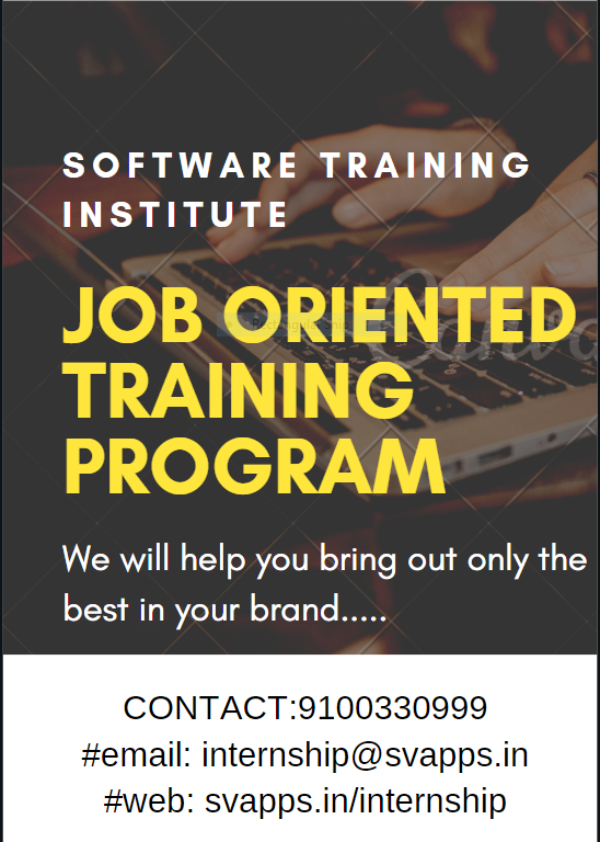 Top Software Training Institute in Warangal | by SVAPPS SOFT SOLUTIONS ...